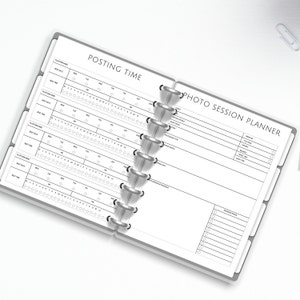 Photography Planner Printable Photographer Session Planner Photography ...