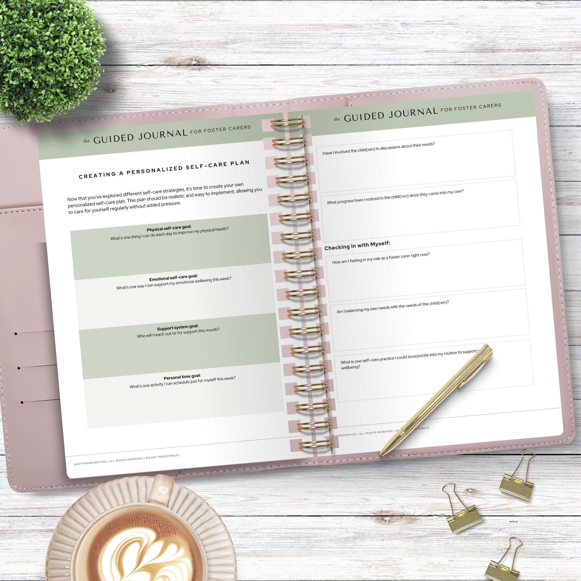 Foster Carer Journal: Printable Daily Log, Foster Care Diary, Life ...