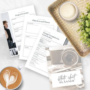 Photography Planner Printable Photographer Session Planner Photo Shoot ...