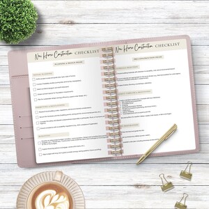 New Home Construction Checklist, Printable Building Organizer, Home ...