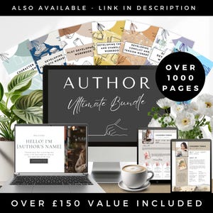 Author Media Kit Template Canva, Author Press Kit Template, Writer ...