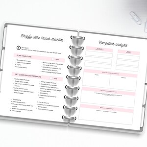 Shopify Planner Ecommerce Business Journal Printable Shopify Store ...