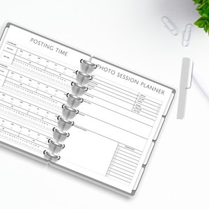 Photography Planner Printable Photographer Session Planner - Etsy UK