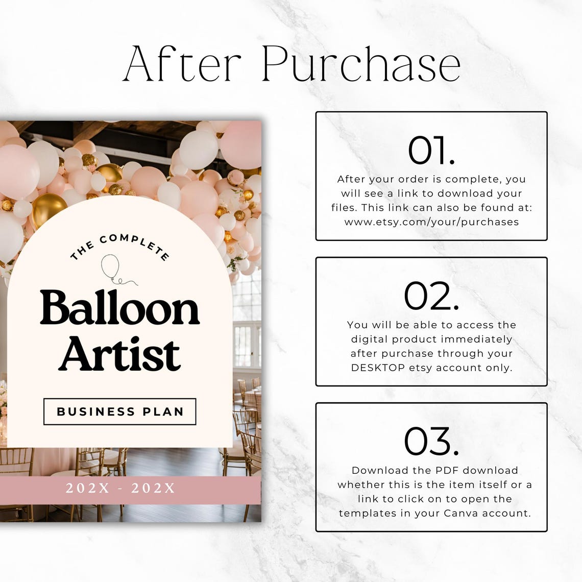 Balloon Artist Business Plan Template, Editable Canva Planner for ...