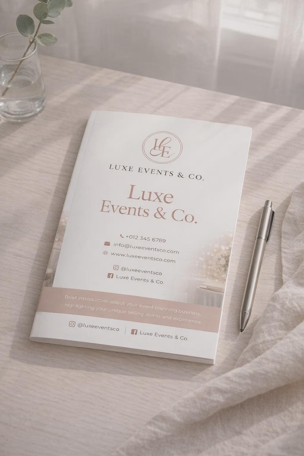 Event Planner Price List Template, Editable Pricing Guide, Professional ...