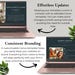 Event Planner Website Template Canva Editable Event Management Webpage ...
