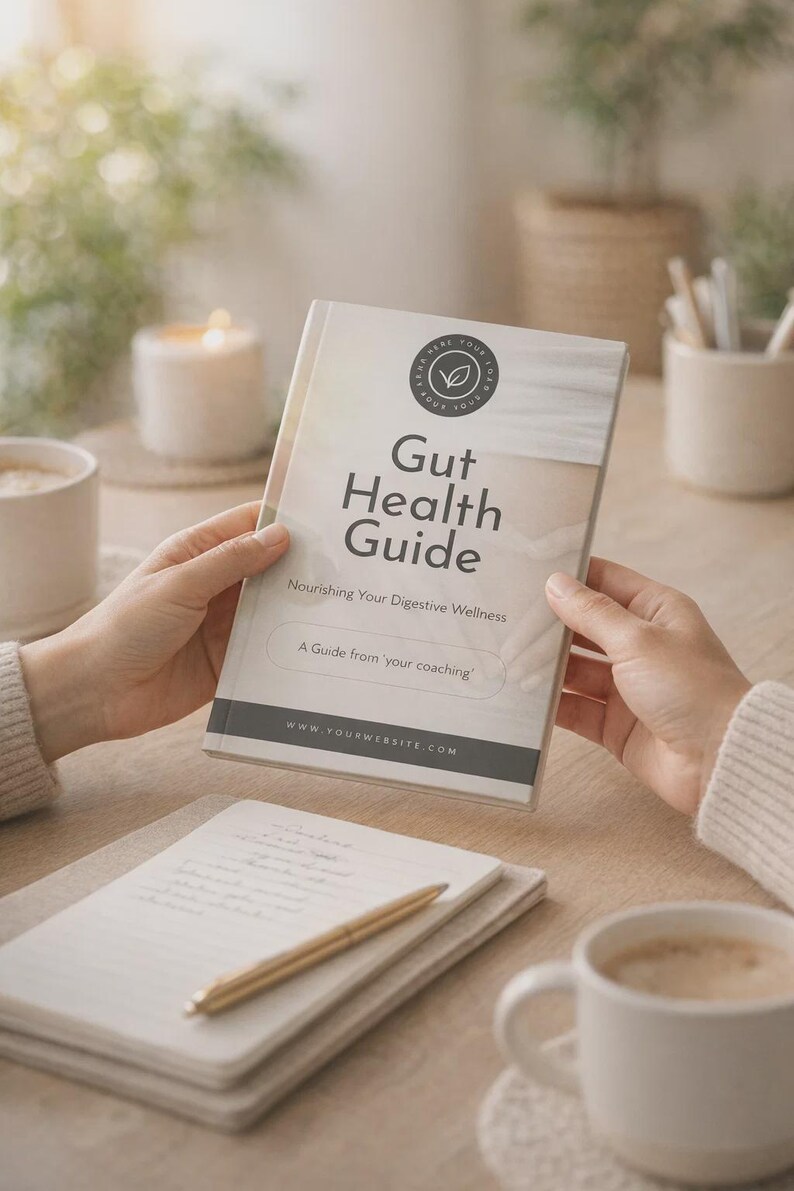 Editable Gut Health Guide Canva Template, Nutrition Coach Wellness ...