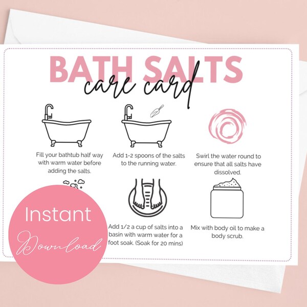 Bath Salt Warning Label - Etsy