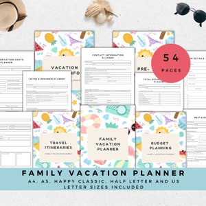 Printable Travel Planner for Vacation Journal Organzier Travel ...