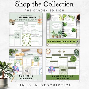 Printable Garden Planner for Gardening Journal Digital Seed Log Book ...