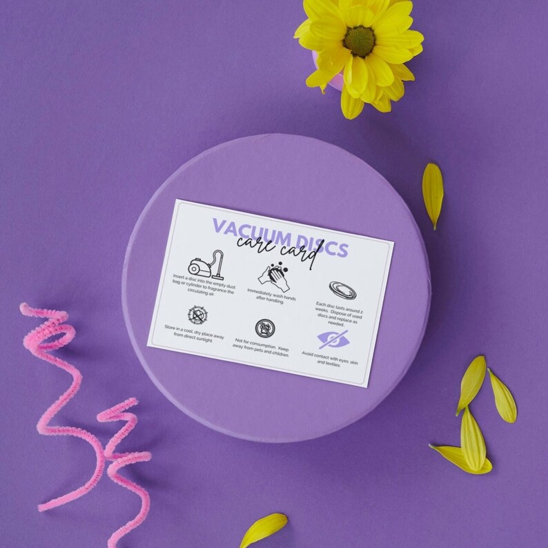 Vacuum Disc Care Card for Vacuum Discs Warning Vacuum Disc - Etsy