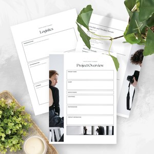 Photography Planner Printable Photographer Session Planner Photo Shoot ...