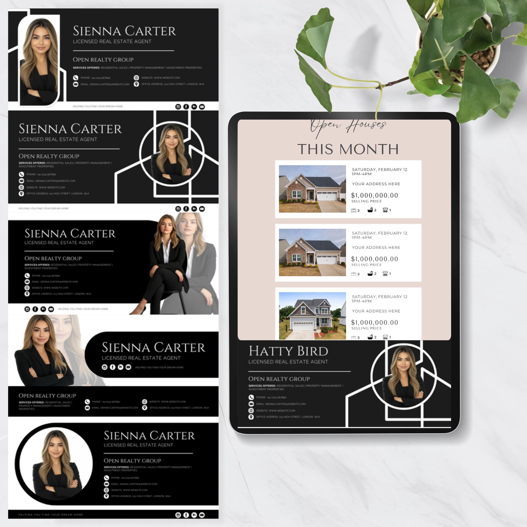 Realtor Email Signature Template, Elegant Gmail Signature, Editable ...