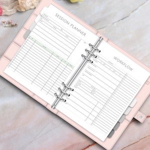 Photography Planner Printable Photographer Session Planner Photography ...