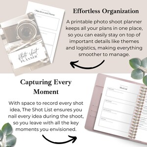 Photography Planner Printable Photographer Session Planner Photo Shoot ...