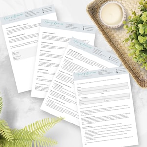 Nutrition Coach Contract Template Editable Coaching Client Agreement ...