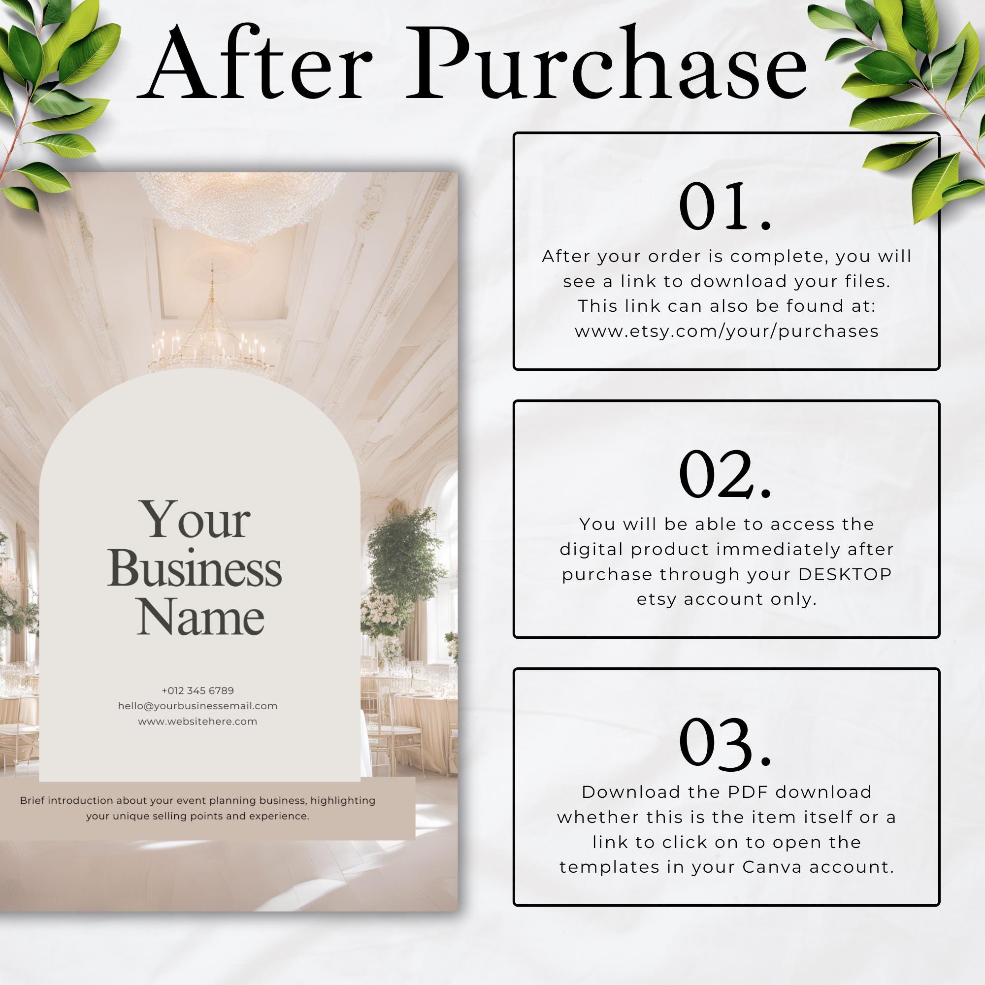 Event Planner Price List Template, Editable Pricing Guide, Professional ...