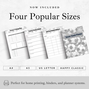 Soccer Coach Planner Printable, Soccer Training Template, Youth Soccer ...