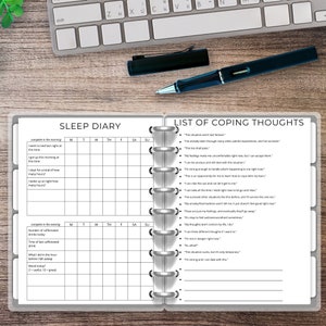 Therapy Journal Bundle Mental Health Planner Printable Guided Journal ...