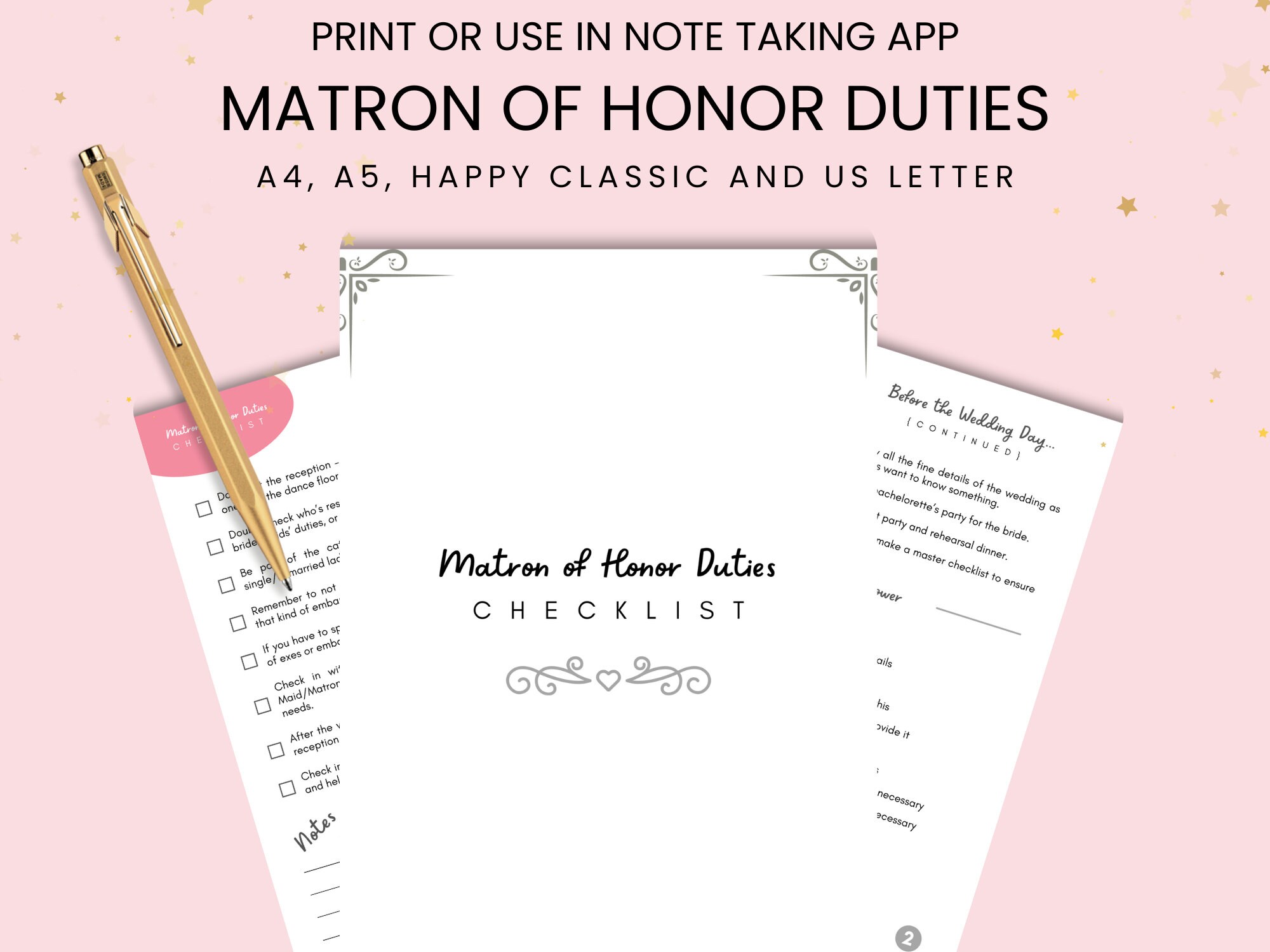 Matron Of Honor Duties