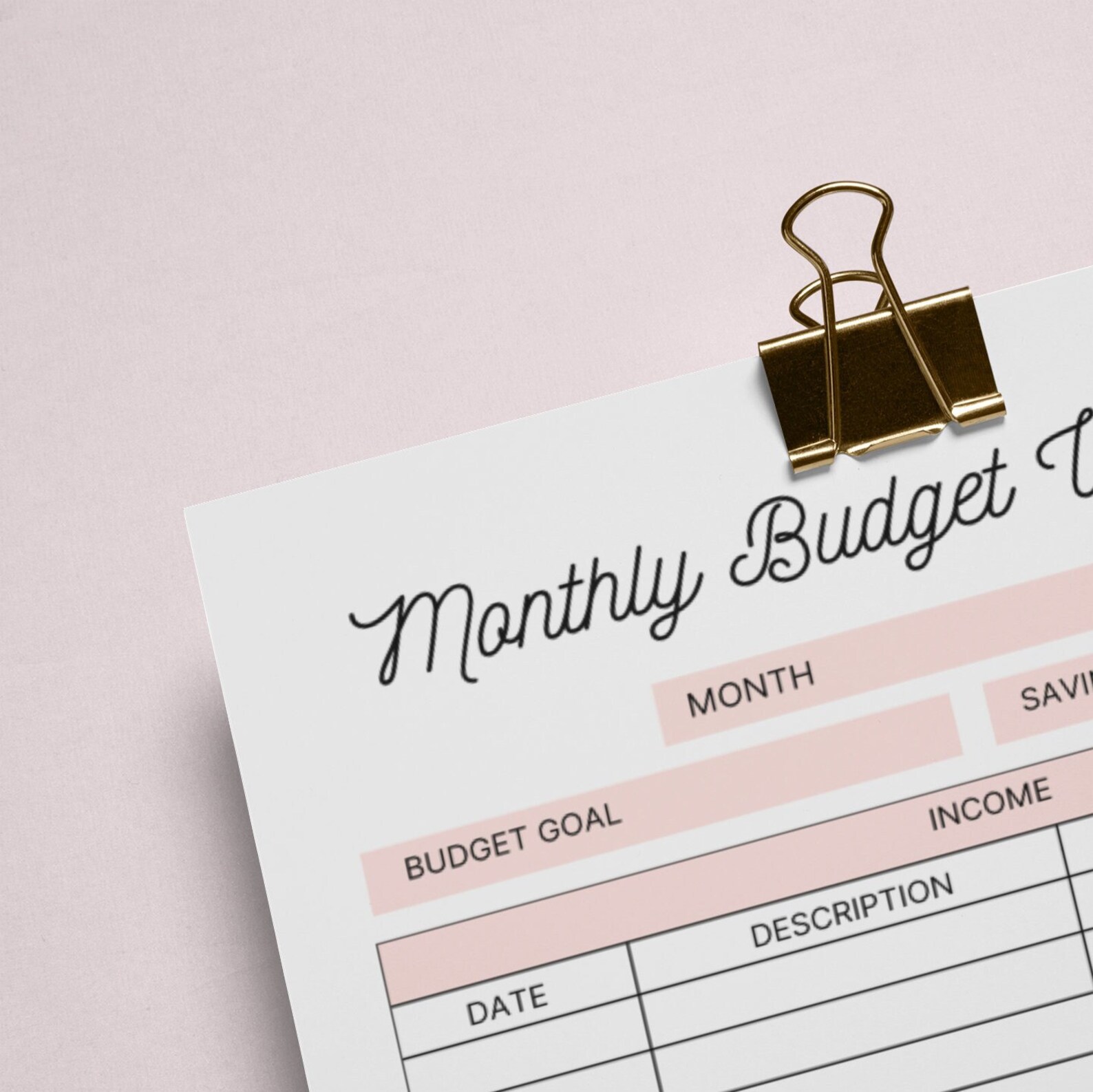 Budget Planner Printable Finance Planner Digital Budgeting Journal for ...