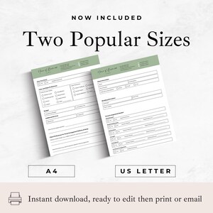 Wedding Florist Consultation Form Template Floral Design Planning Guide ...