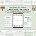 Printable Garden Planner for Gardening Journal Digital Seed Log Book ...