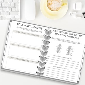 Emotional Intelligence Journal Self Awareness Planner Self Regulation ...
