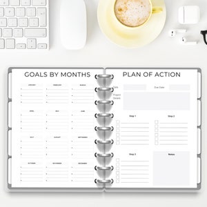 Printable Goal Planner Bundle Goal Tracker Templates Weekly Monthly ...
