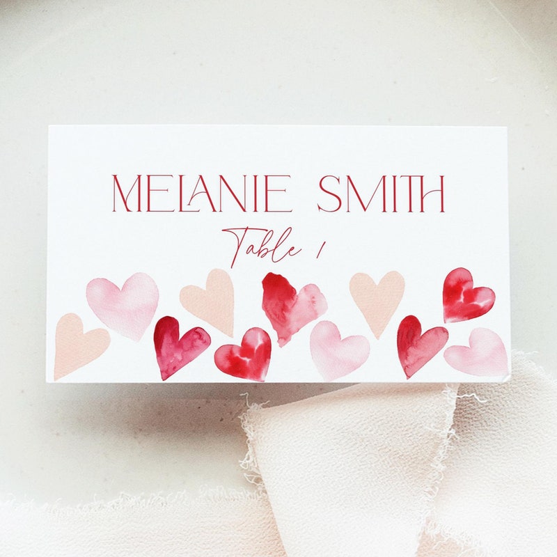 Table Seating Name Cards - Etsy