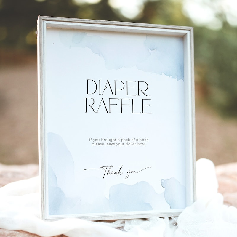 Blue Diaper Raffle - Etsy