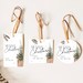 Christmas Tree Gift Tag Printable, Xmas Snowflake Event Favor Bag Label ...