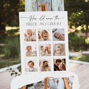 How Old Were They Game Bridal Shower, Guess the Age of the Bride and ...