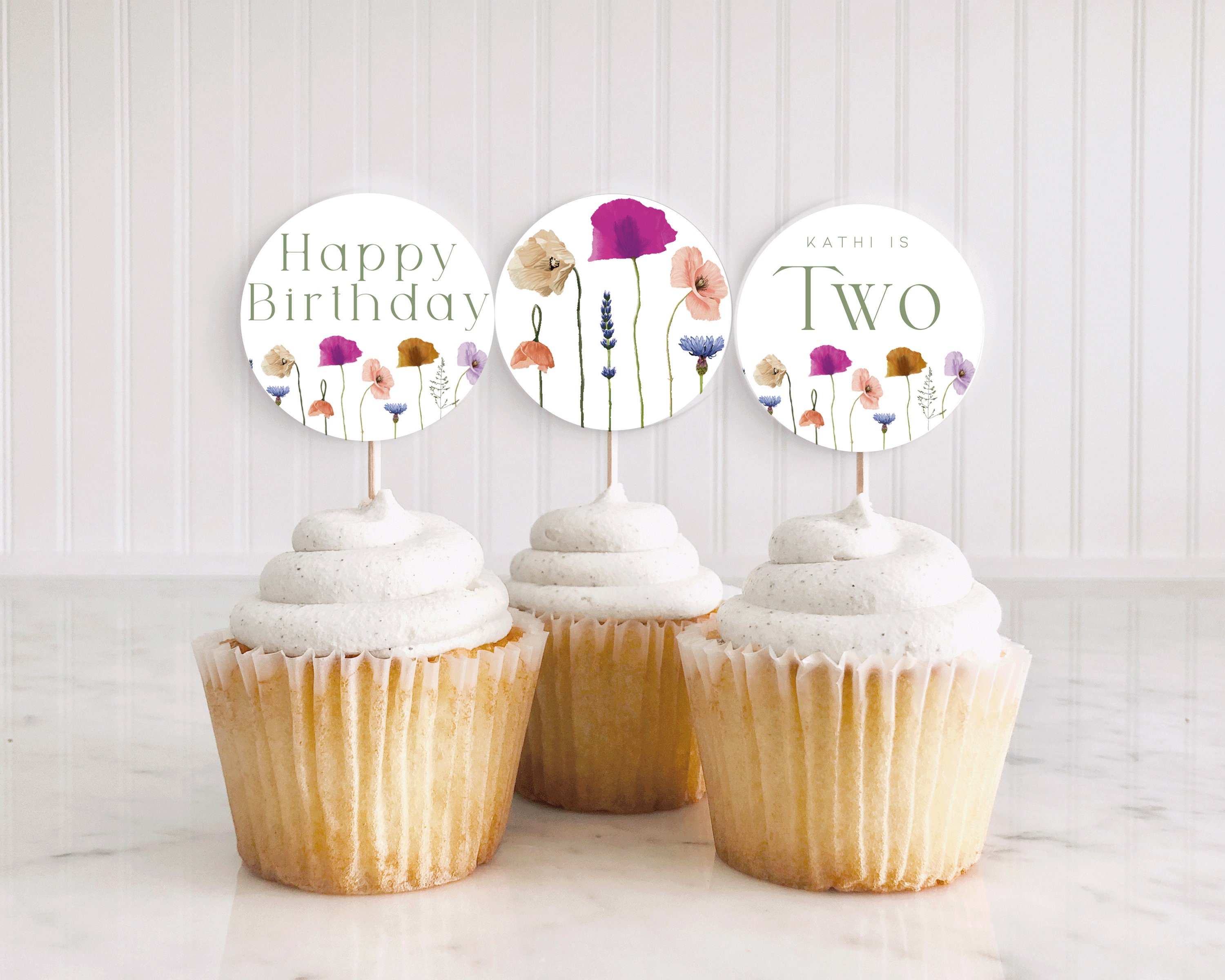 2nd Birthday Cupcake Images