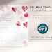 Secret Sister Survey Template, Heart Valentines Cupid Party Gift ...