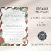Elf Warning Letter PRINTABLE, Red Elf Boy Report Card Digital Download ...