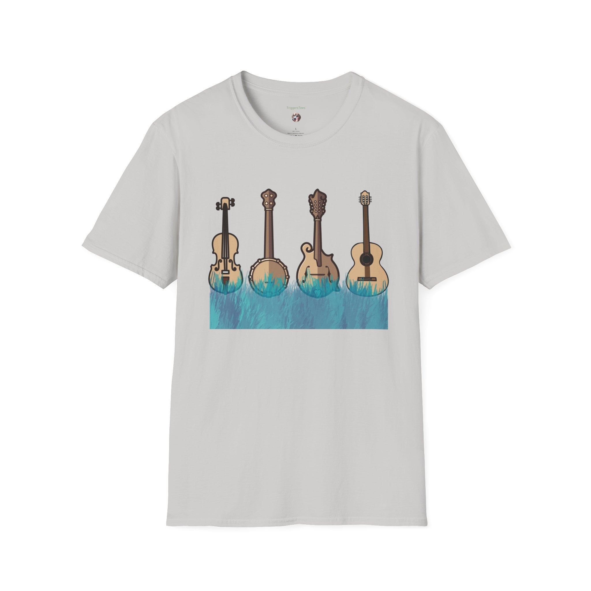 Bluegrass Shirt, Blue Grass Instruments Shirt, Music Shirt, Hillbilly ...