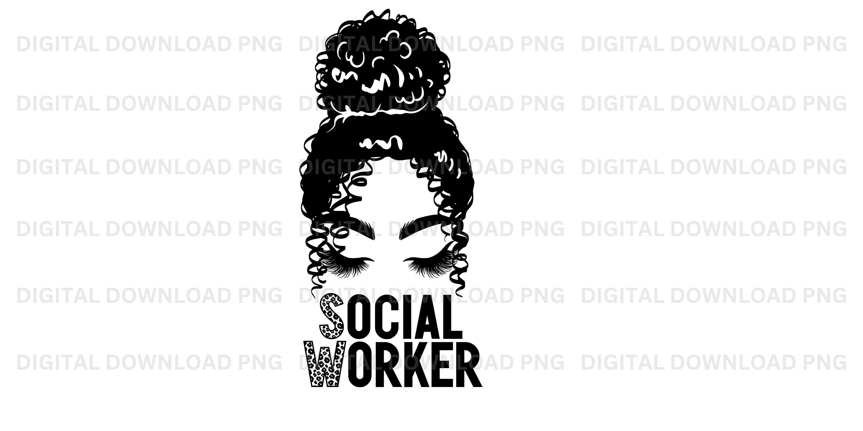 SOCIAL WORKER, Social Work, PNG, Instant Download - Etsy