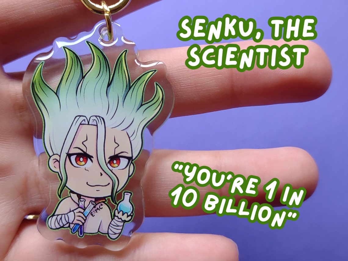 Senku & Gen Acrylic Charms Kingdom of Science Doctor Stone - Etsy