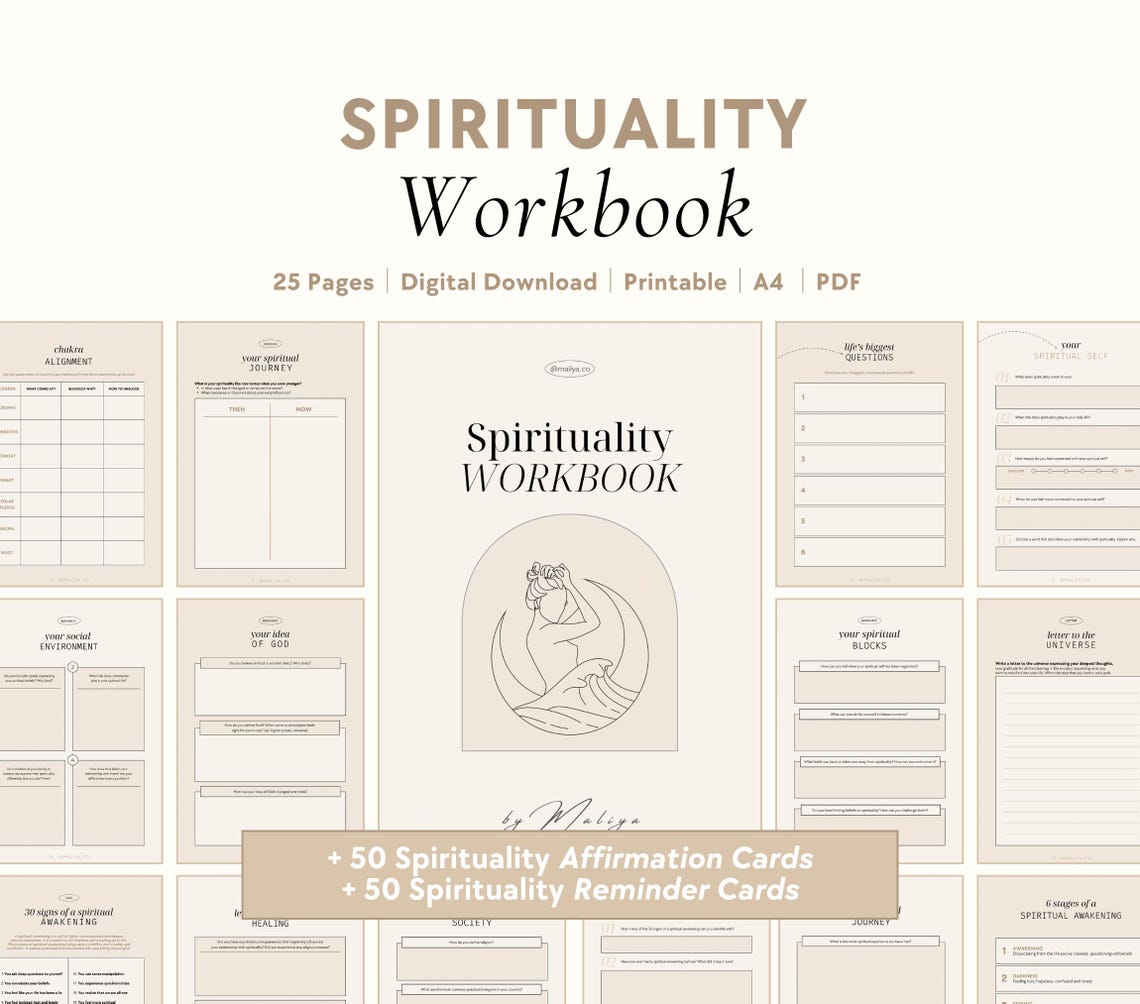 Spirituality Workbook | 7 Chakras Chart, Spiritual Awakening, Self ...