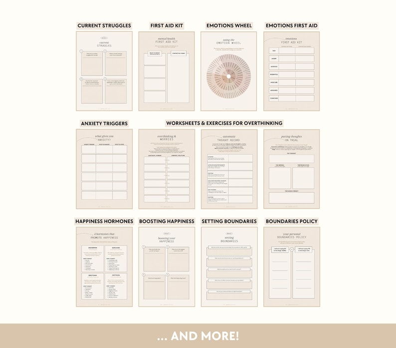 Mental Health Bundle | Workbooks - Shadow Work, Inner Child, Healing ...