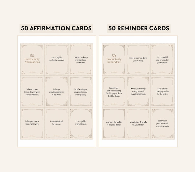 Productivity Workbook | Printable Planner, Goal Setting, Habit Tracker ...