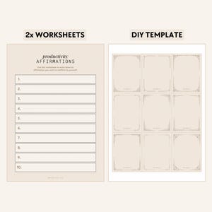 Productivity Workbook | Printable Planner, Goal Setting, Habit Tracker ...