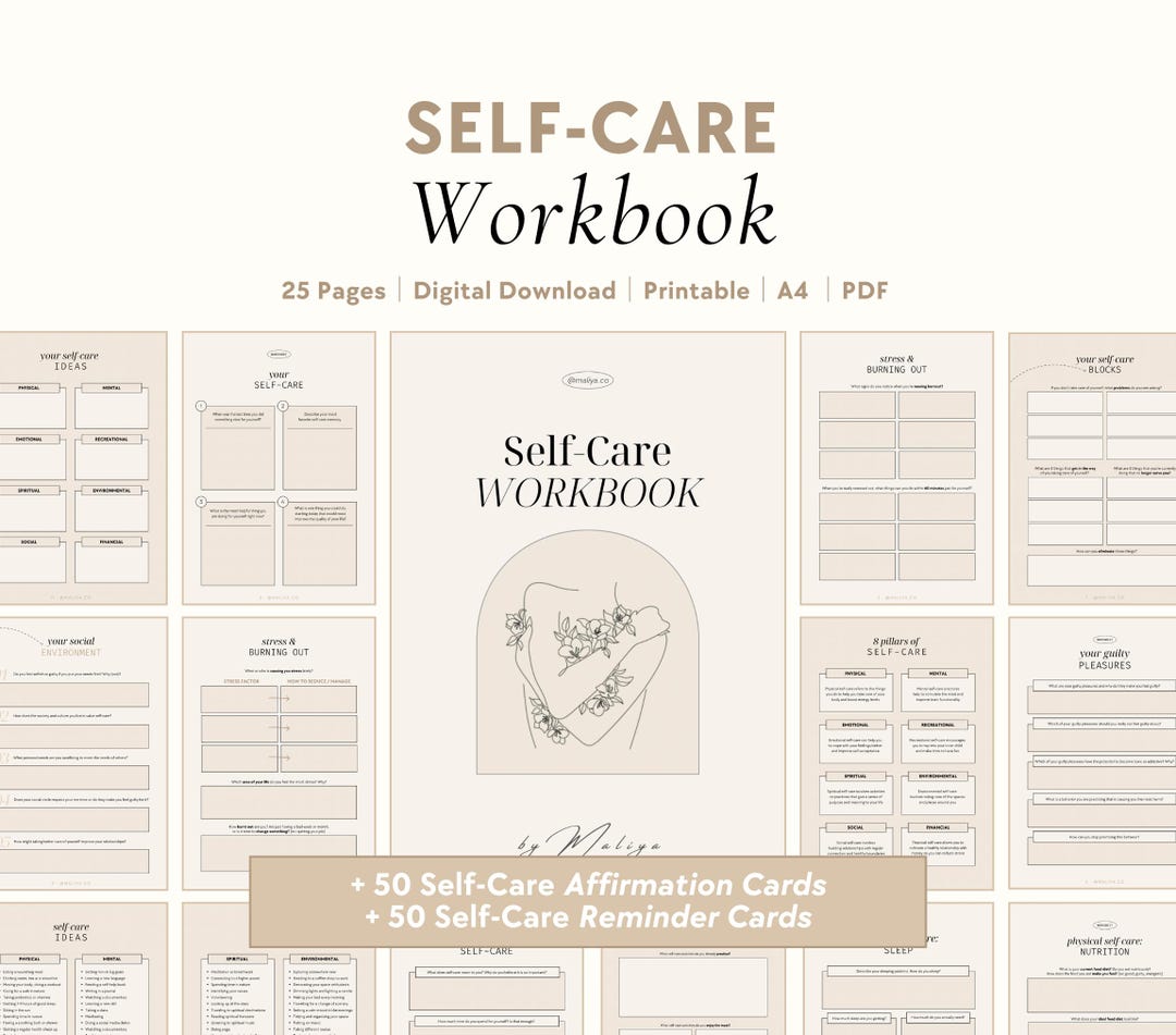Self-care Workbook | Wellness & Beauty, Self-love, Inner Child ...