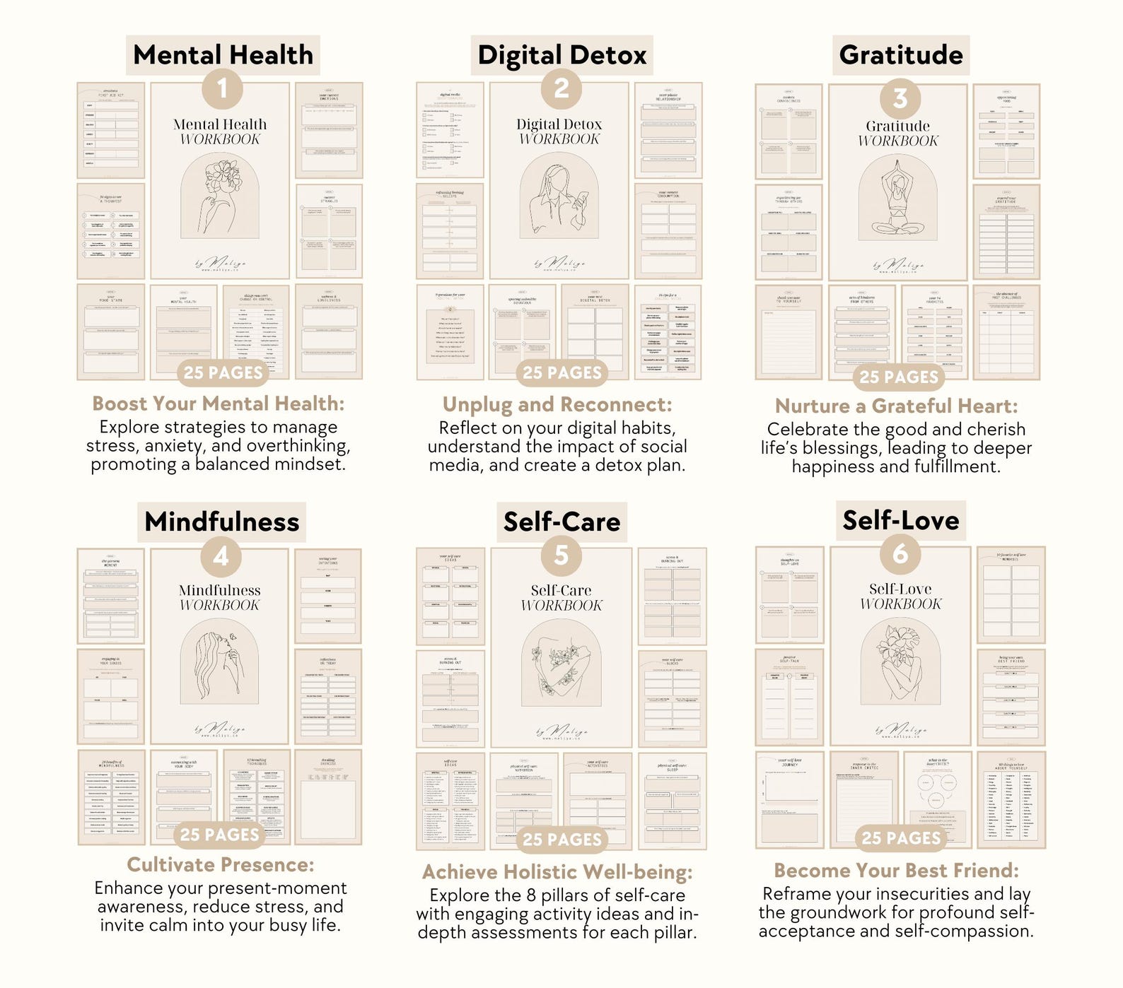 Mental Health Bundle | Workbooks - Shadow Work, Inner Child, Healing ...