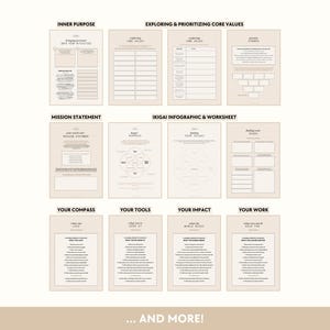 Life Purpose Workbook | Ikigai & Passion Planner, Career Guide, Core ...