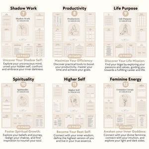 Mindfulness Bundle | Workbooks - Self-care, Mental Health, Digital ...