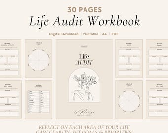 Life Balance and Improvement Workbook Using 8 Key Areas of Life Focus ...