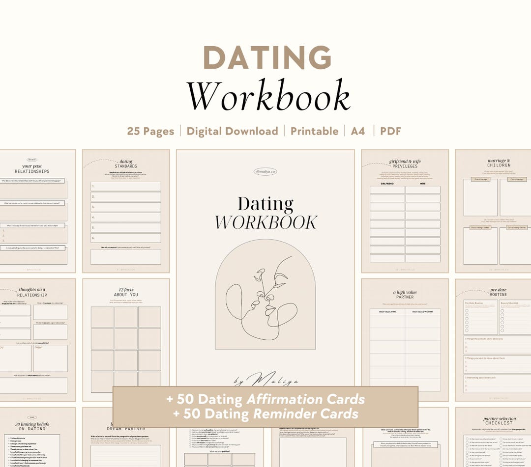Dating Workbook | Manifest Dream Partner Relationship, Non-negotiables ...