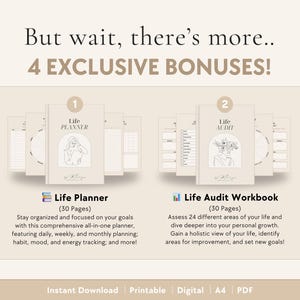 Growth Mindset Bundle | Workbooks - Productivity, Manifest Money ...